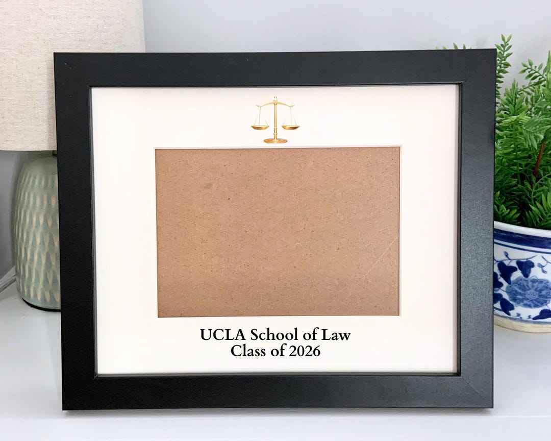 Law School Graduation Gift | Personalized 5x7 Picture Frame - Etsy