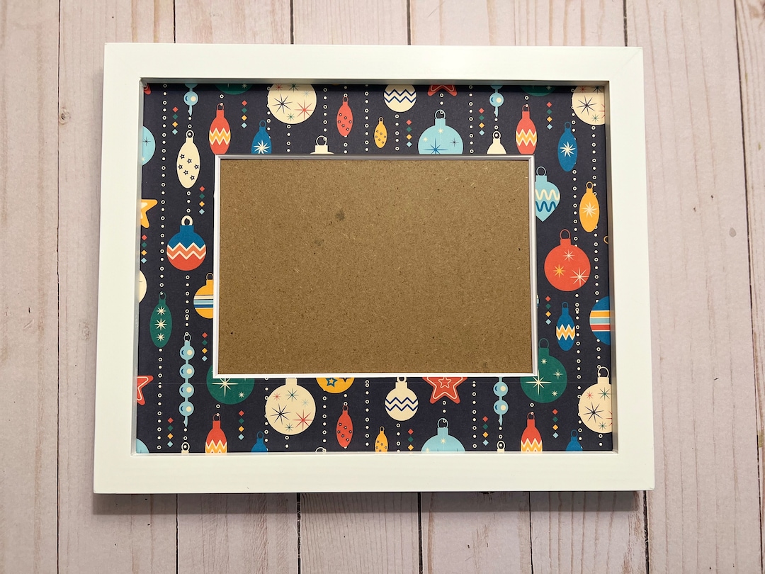 Christmas Gift Picture Frame | Christmas Ornament Frame for 5x7 Photo ...
