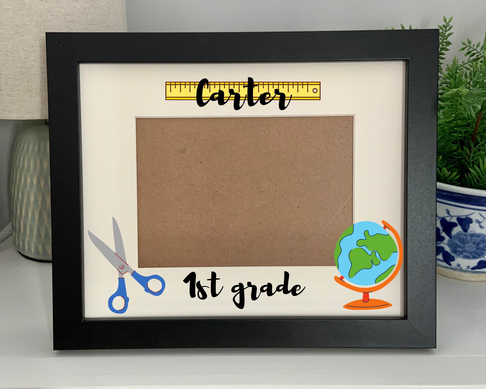 School Picture Frame Personalize With Child Name and Grade - Etsy