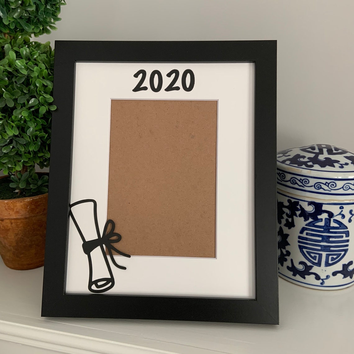 Graduation Picture Frame with Diploma Personalized Picture | Etsy