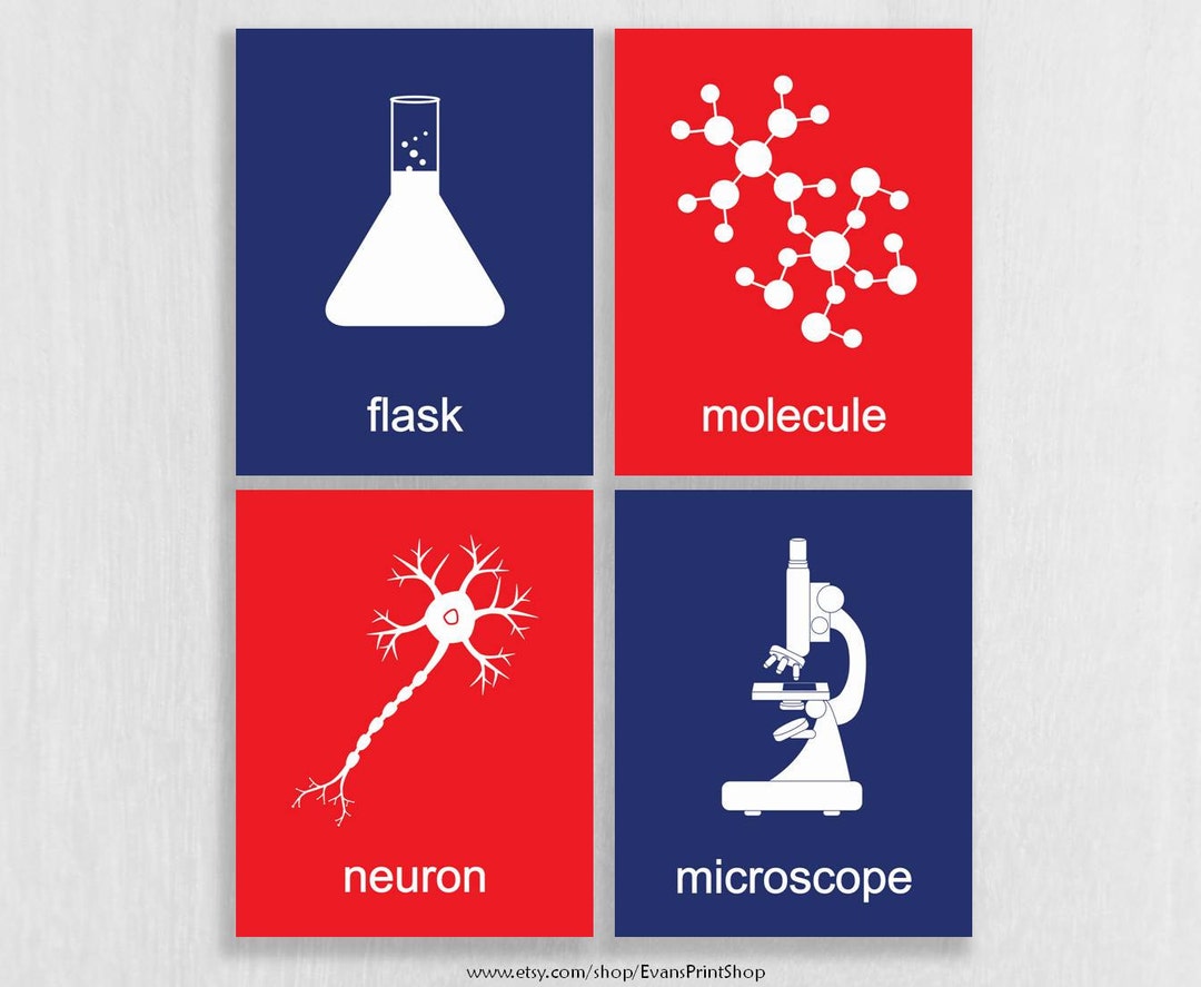 CANVAS Science Nursery Decor Science Theme Nursery Flask - Etsy