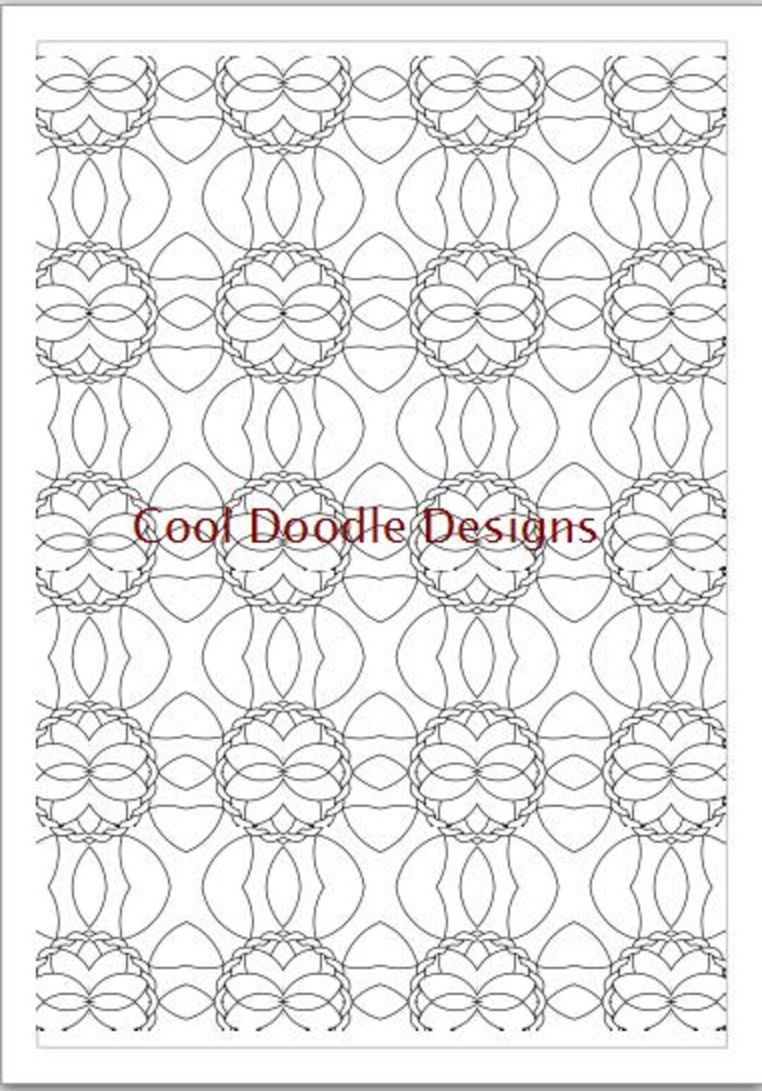 Tiling Mandala 161. Adult Colouring Page. for Fun and Relaxation - Etsy UK