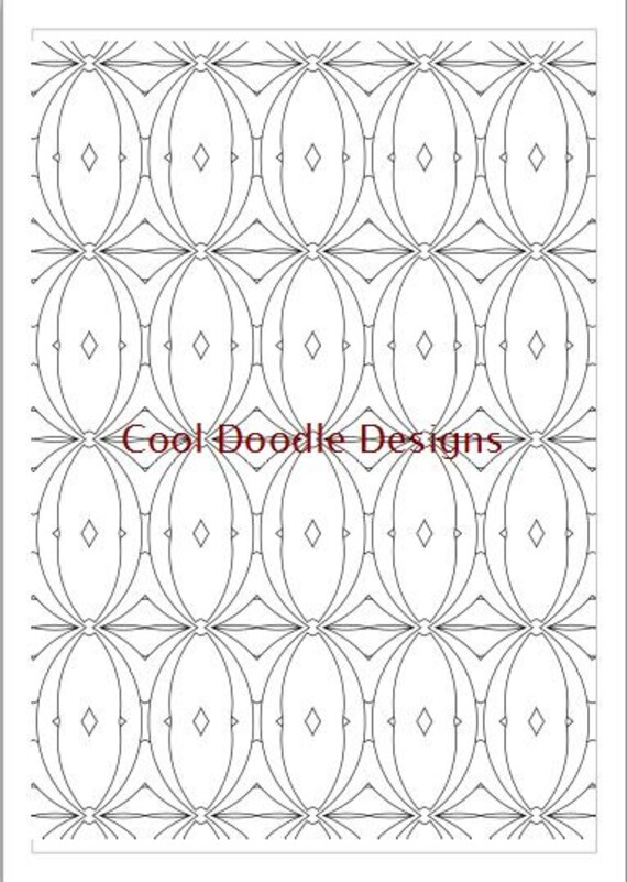 Tiling Mandala 61. Adult Colouring Page. for Fun and | Etsy