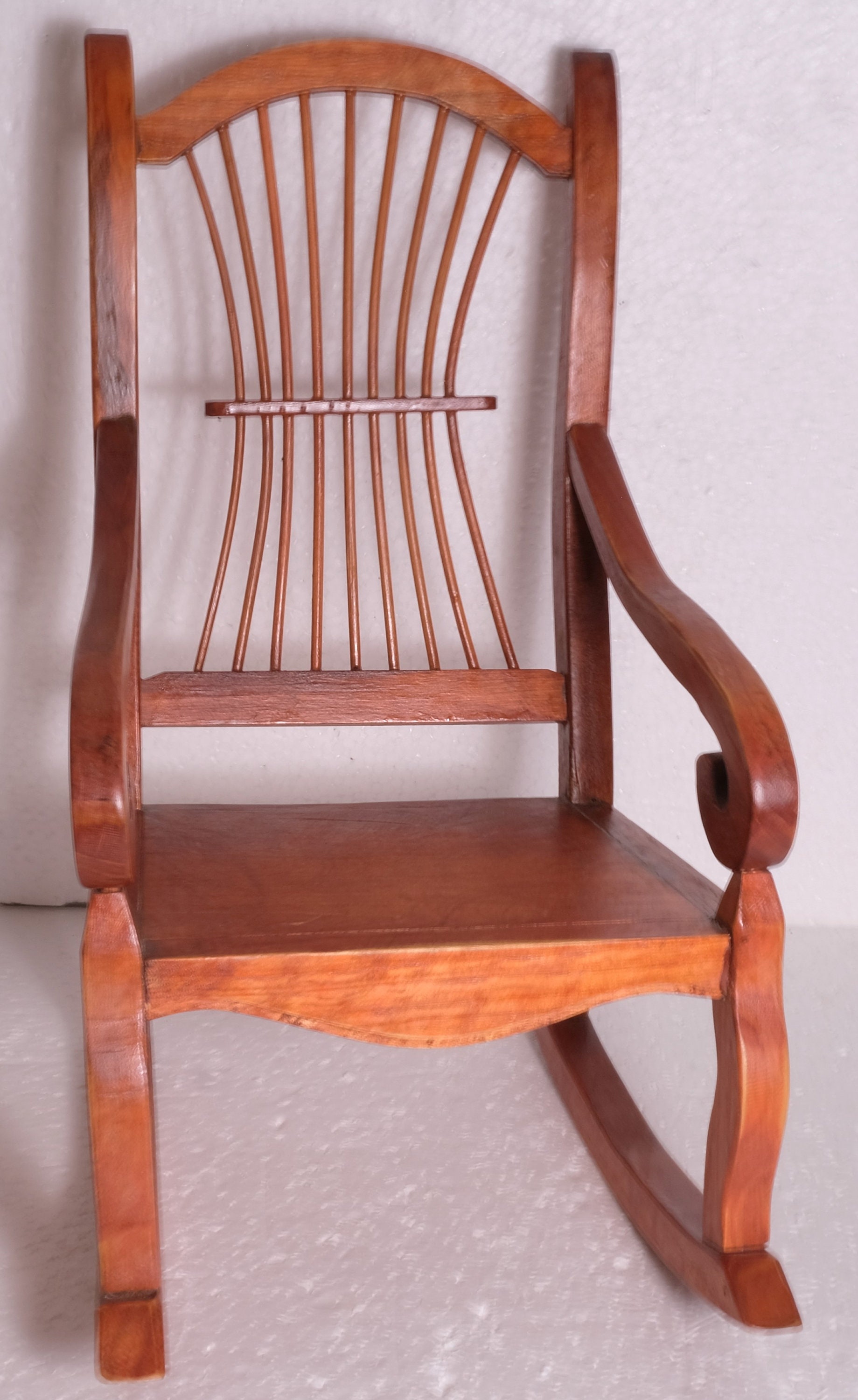 Vintage Wooden Doll Rocking Chair With Spindle Back for American Girl ...