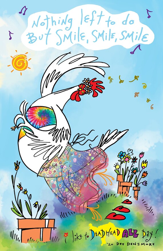 The Madame Hens Smile Poster | Etsy