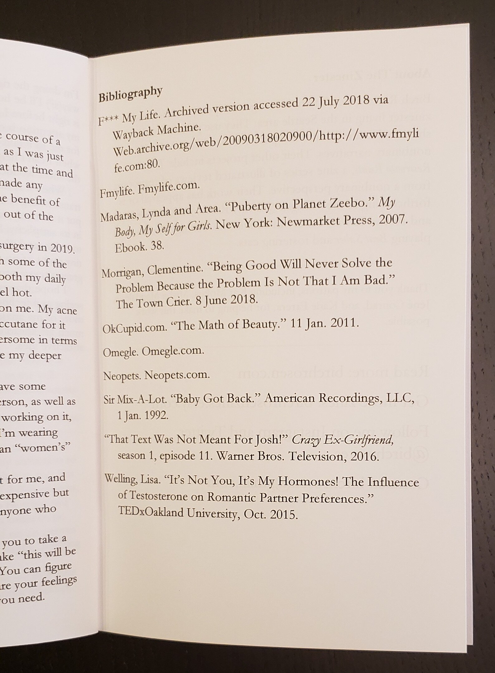 T&A transitioning and Attractiveness Zine Physical | Etsy