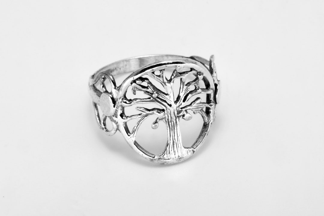 Tree of Life Ring, 925 Solid Sterling Silver, Hand Made Ring, Gift for ...