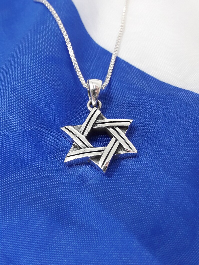 Men Star of David Solid Sterling Silver - Etsy