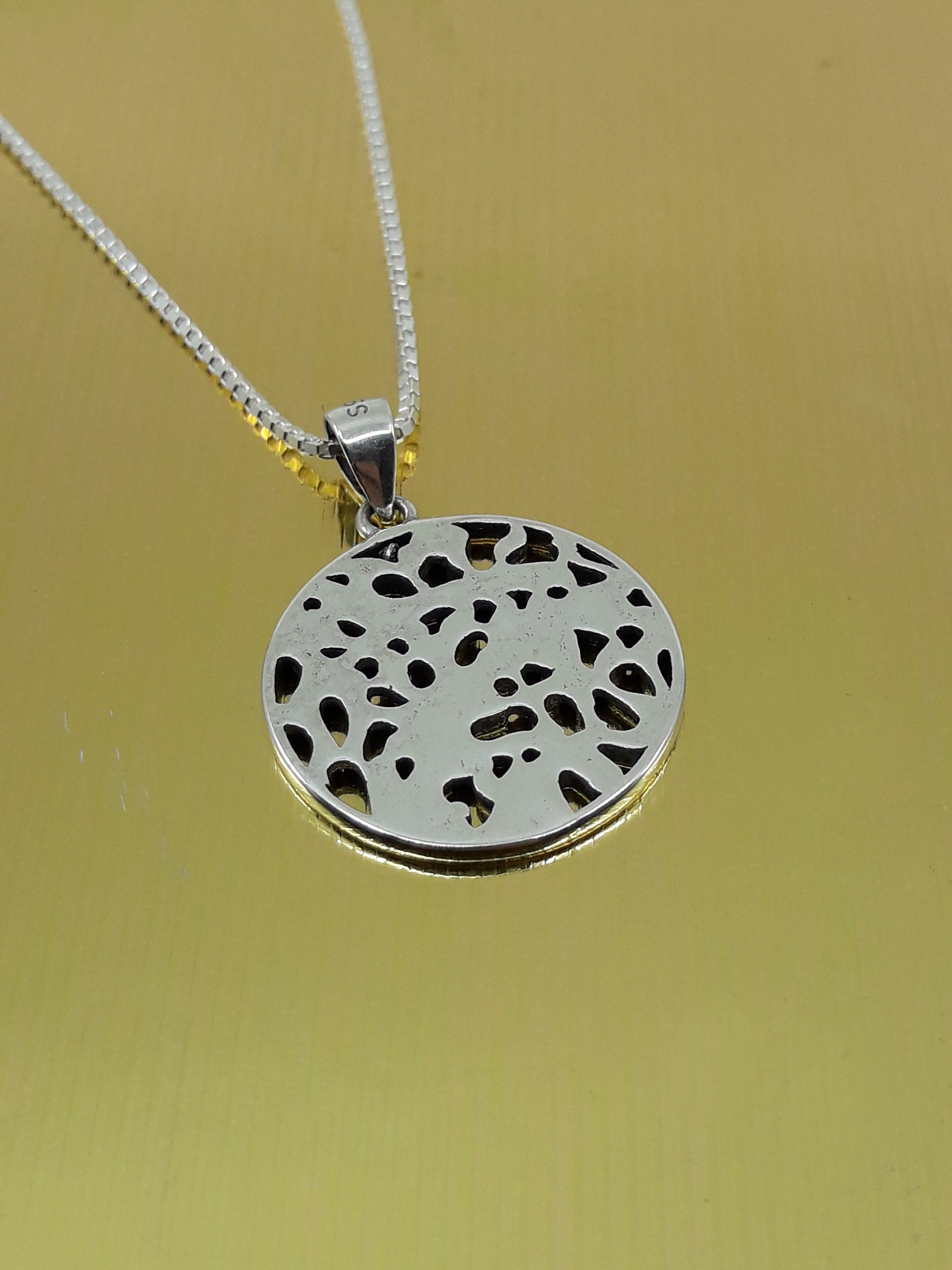 Circle Shema Israel Necklace, Jewish Inspirational Necklace - Etsy