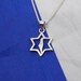 Jewish Star With the Map of Israel Inside and Zircon - Etsy