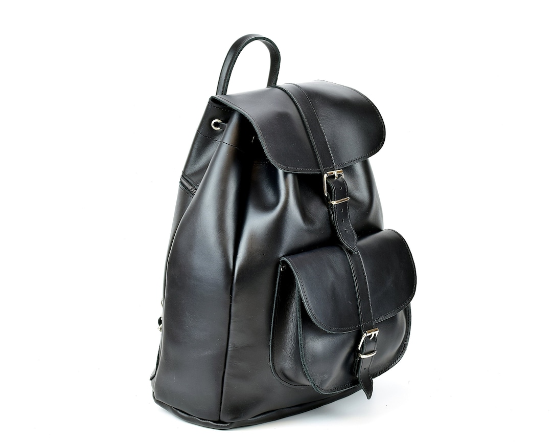 Extra Large Full Grain Leather Backpack: Handmade Travel Rucksack - Etsy