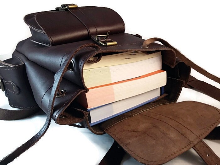 Women's Backpack 100% Full Grain Leather Backpack | Etsy