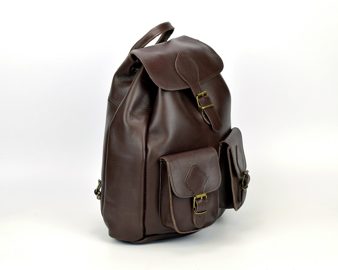 Extra Large Full Grain Leather Rucksack: Handmade Travel Backpack - Etsy