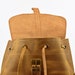Waxed Leather Backpack - Knapsack From Full Grain Leather, Handmade in ...