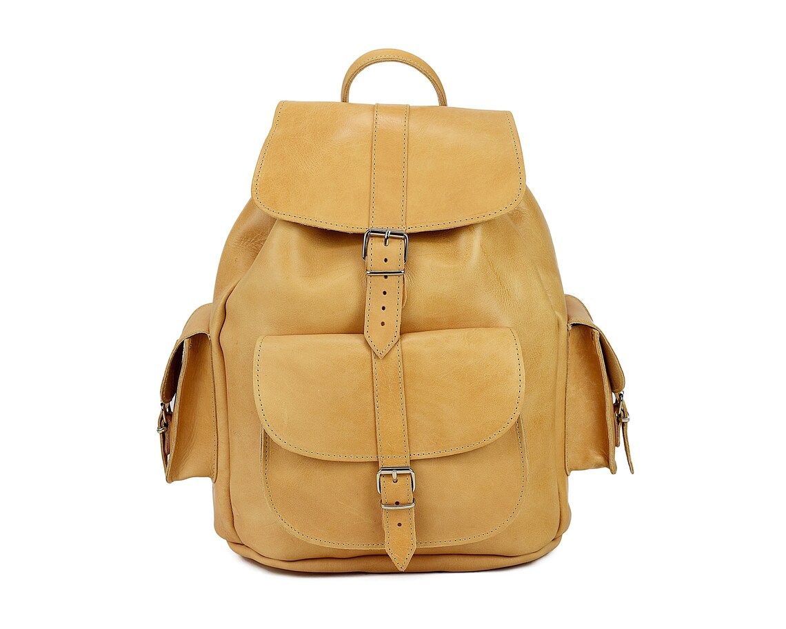 Extra Large Leather Backpack Laptop Rucksack Full Grain | Etsy