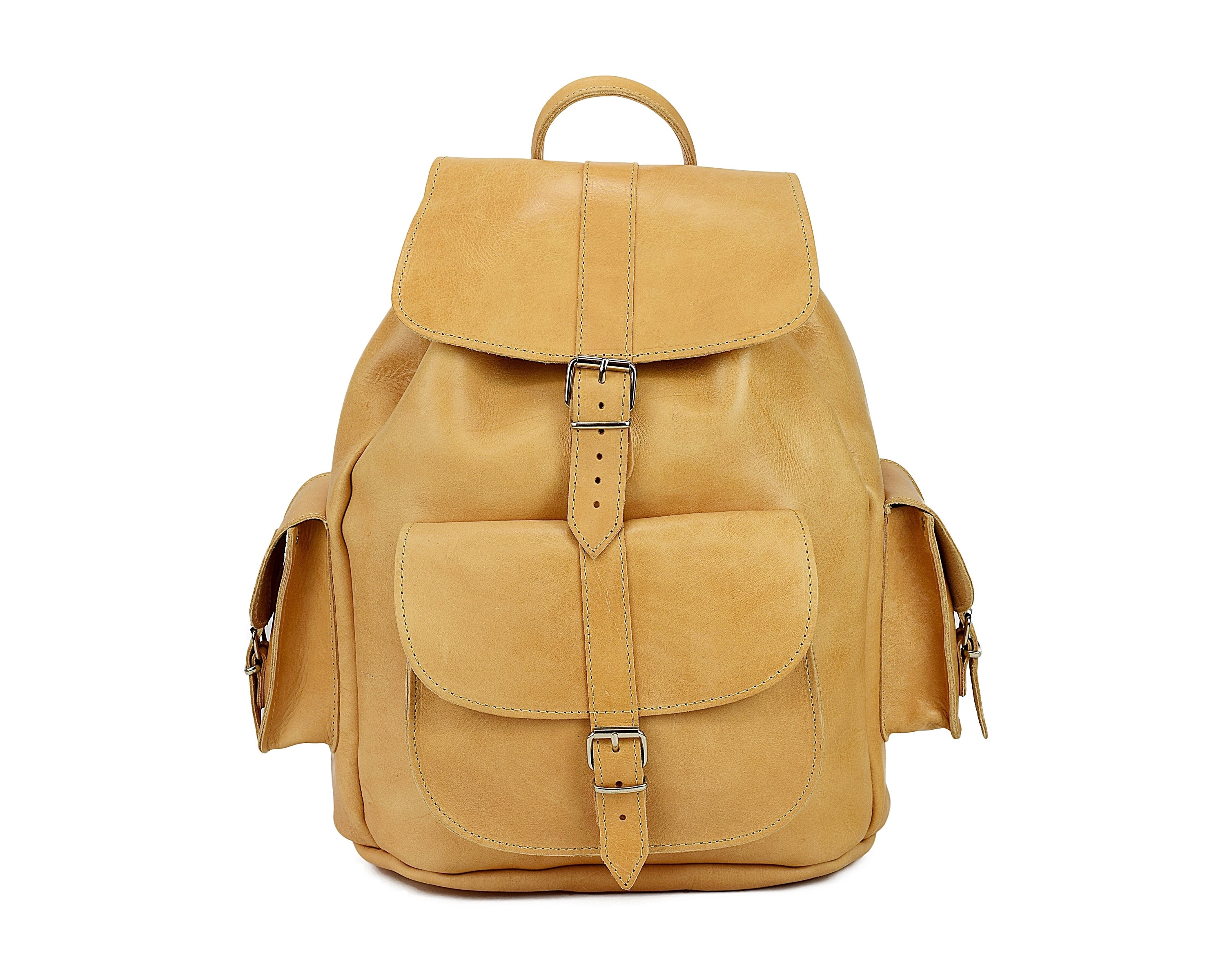 Extra Large Full Grain Leather Backpack: Handmade Rucksack - Etsy