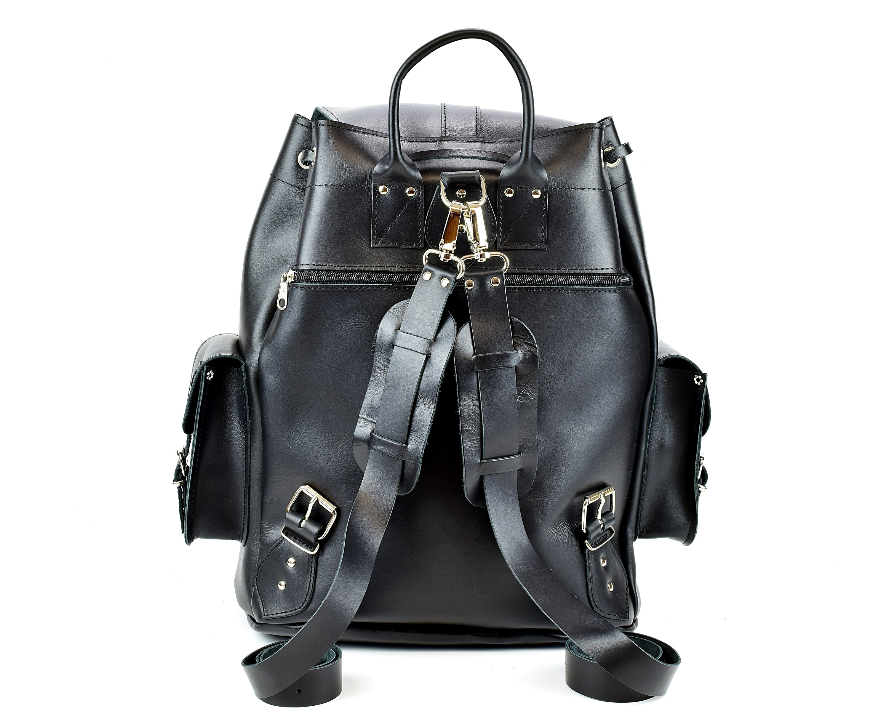 EXTRA LARGE Leather Backpack Travel Backpack Satchel. | Etsy