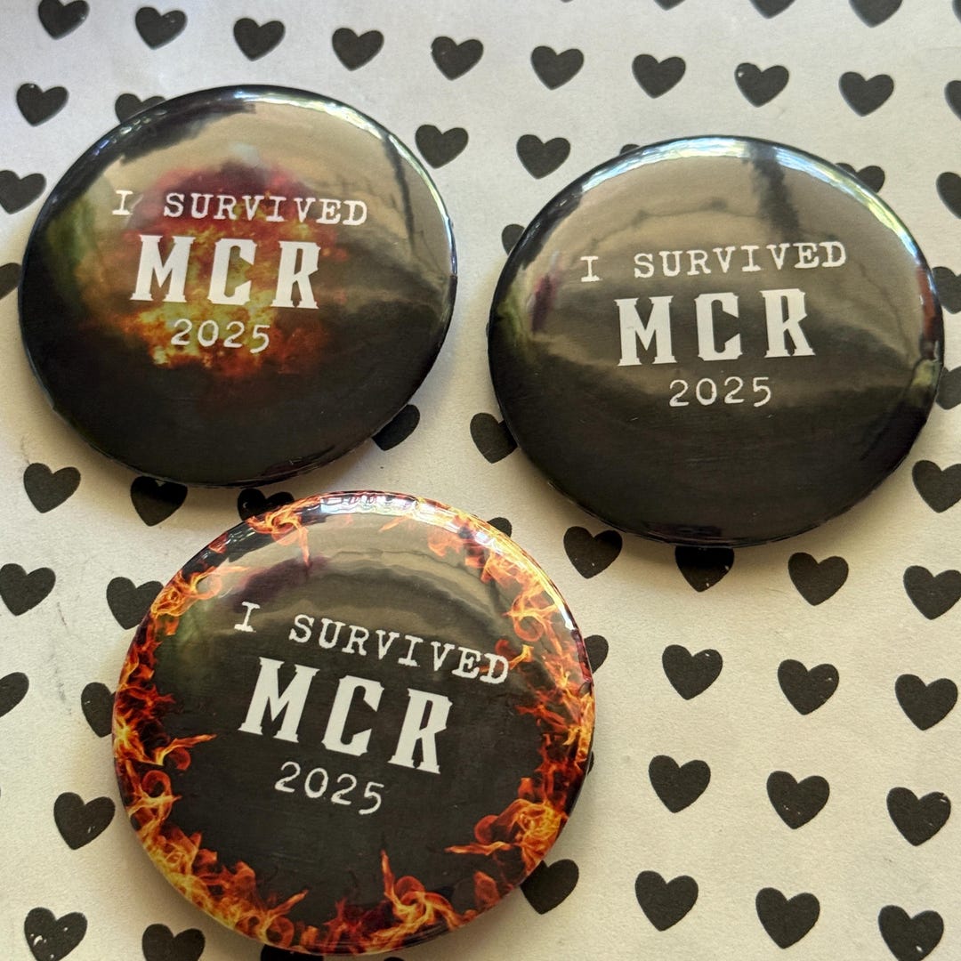MCR My Chemical Romance Pyro Tour Inspired — 2.25” Buttons — Choose One ...