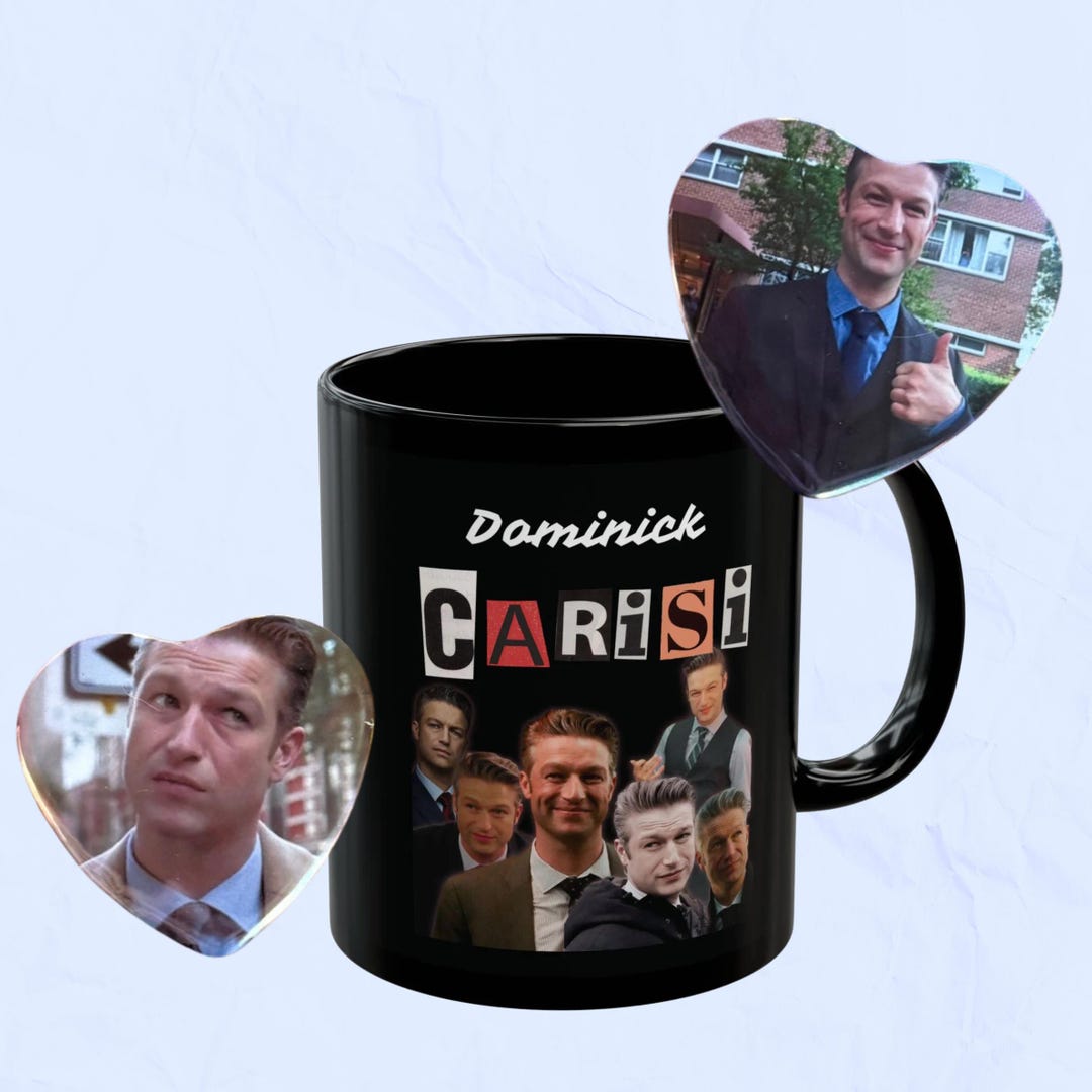 Carisi Mug & Pin Gift Set SVU Fan Gift Law and Order Heart Buttons ...