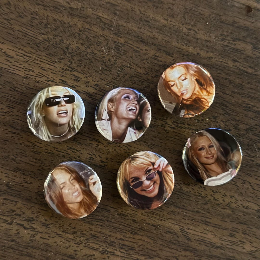 6 Pack Britney Spears, Paris Hilton, Lindsay Lohan Iconic 90s/y2k Pop ...