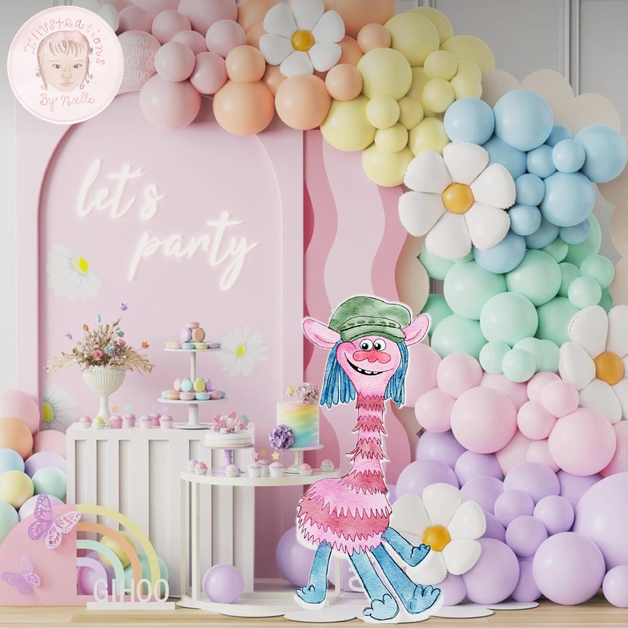Cooper Cutout, Cooper Cutout Decor, Trolls Party Decoration Theme ...