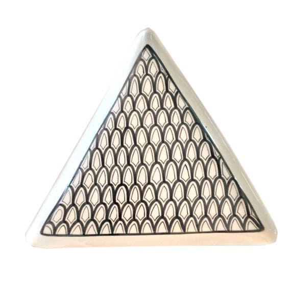TRIANGLE Porcelain Appetizer Platter - Etsy