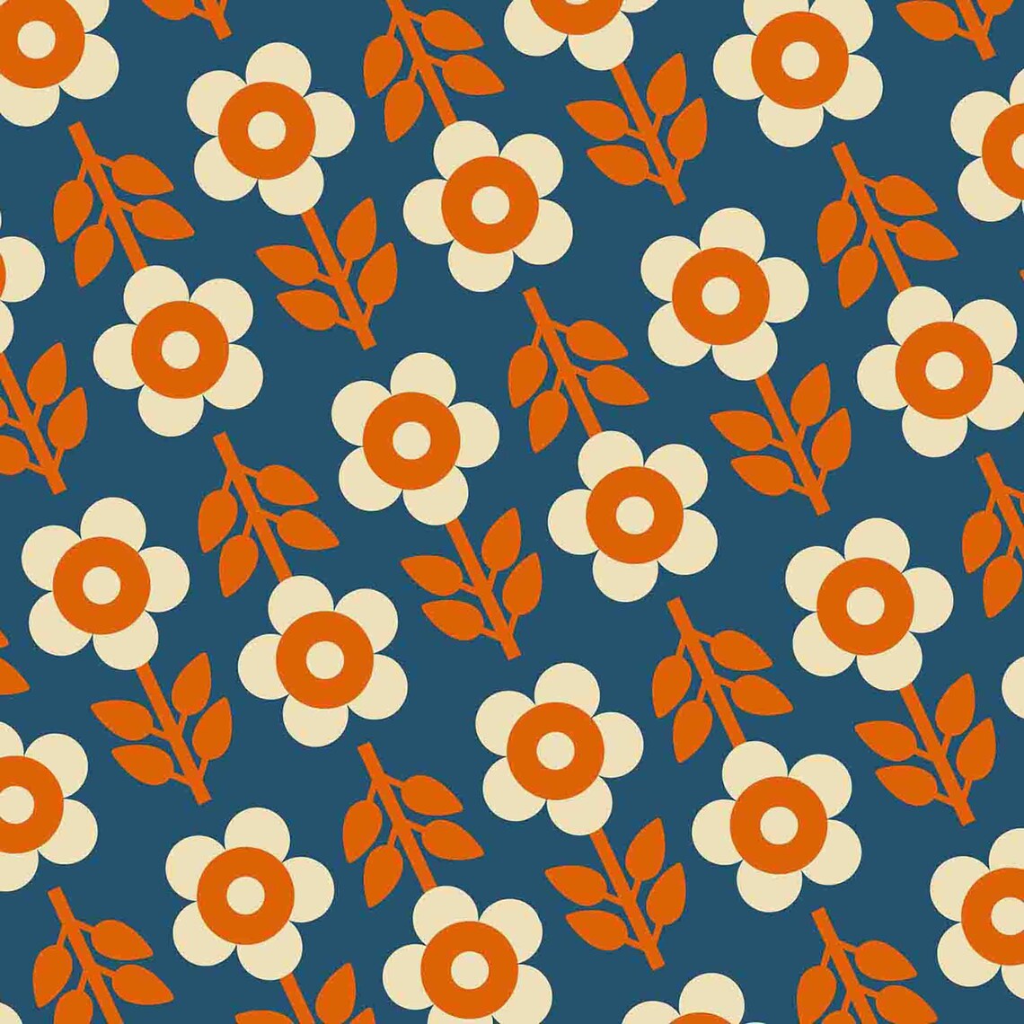 Bicycle Wrap Floral Pattern Blue - Bonnie & Buttermilk Bini Frame ...