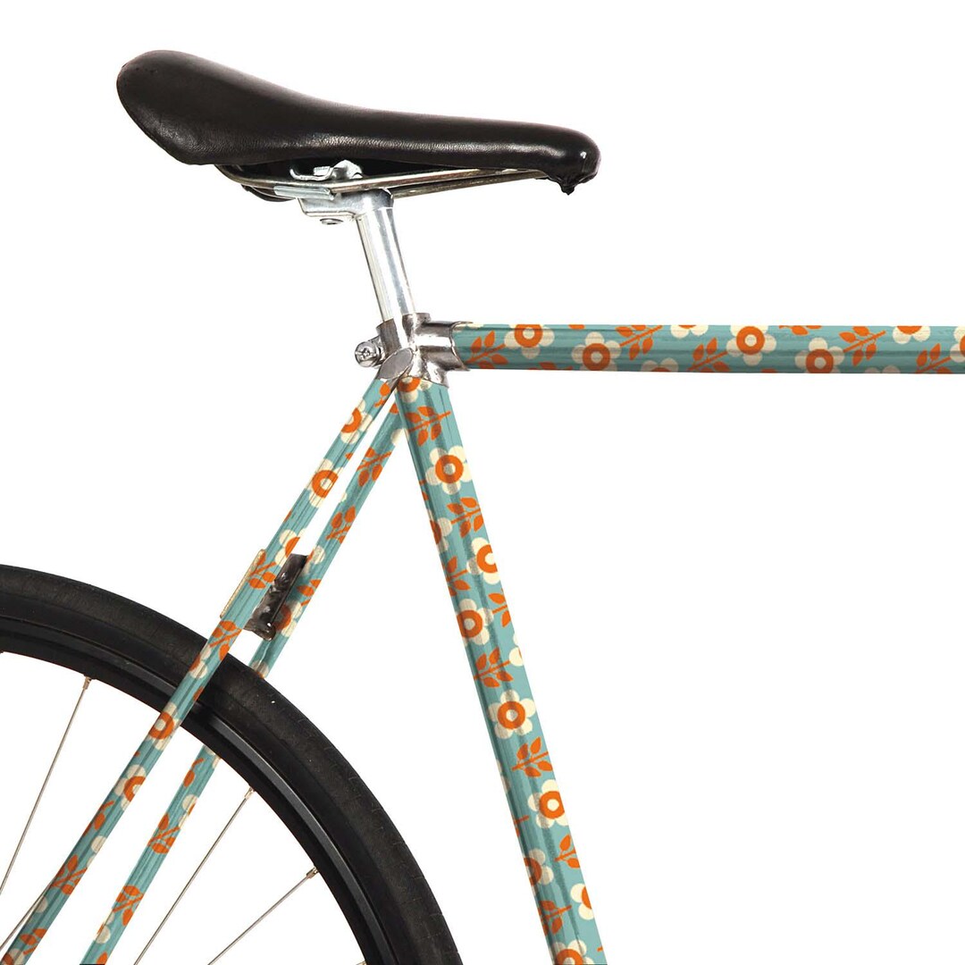 MOOXIBIKE Pattern Bonnie & Buttermilk Bini Turquoise Flowers Bicycle ...