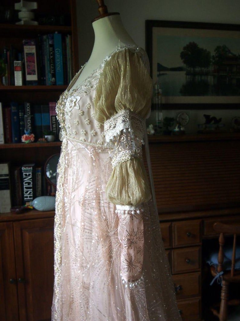 Renaissance Wedding Dress - Hand Beaded Fairy Italian Princess Ball ...