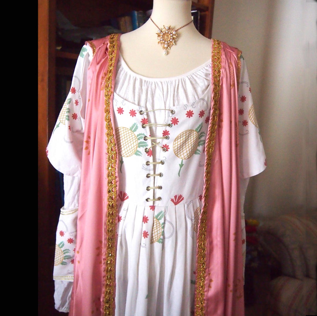 Renaissance Gamurra & Giornea Italian Dress - Replica of Domenico ...