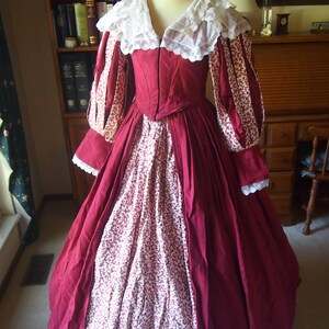 THEATER-MADE Authentic Reenactment Gown - Queen Elizabeth Elizabethan ...