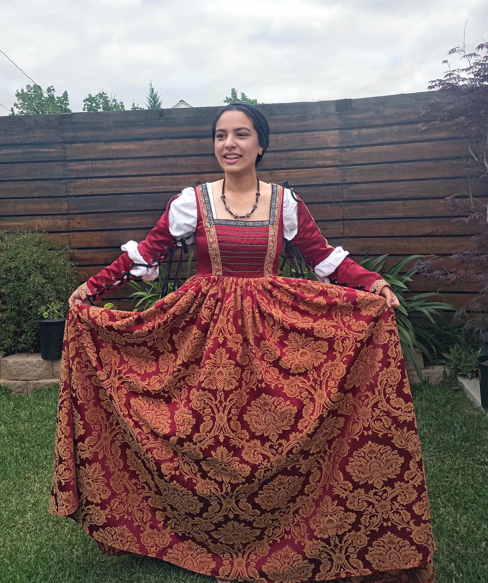 Juliet Italian Renaissance Red Formal Gown - Dress Costume Borgias ...