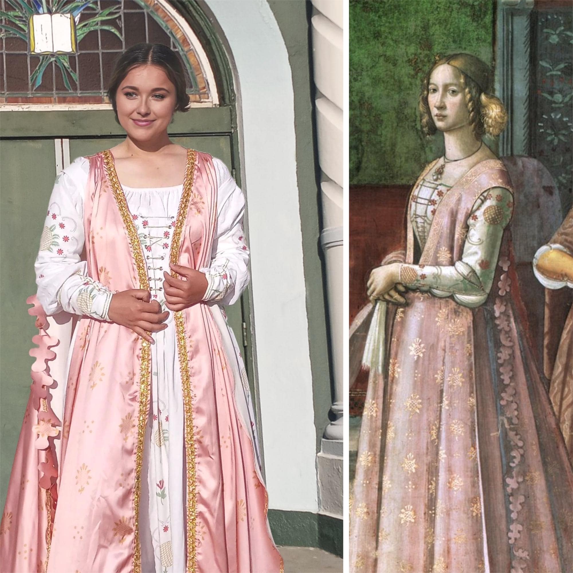 Renaissance Gamurra & Giornea Italian Dress - Replica of Domenico ...