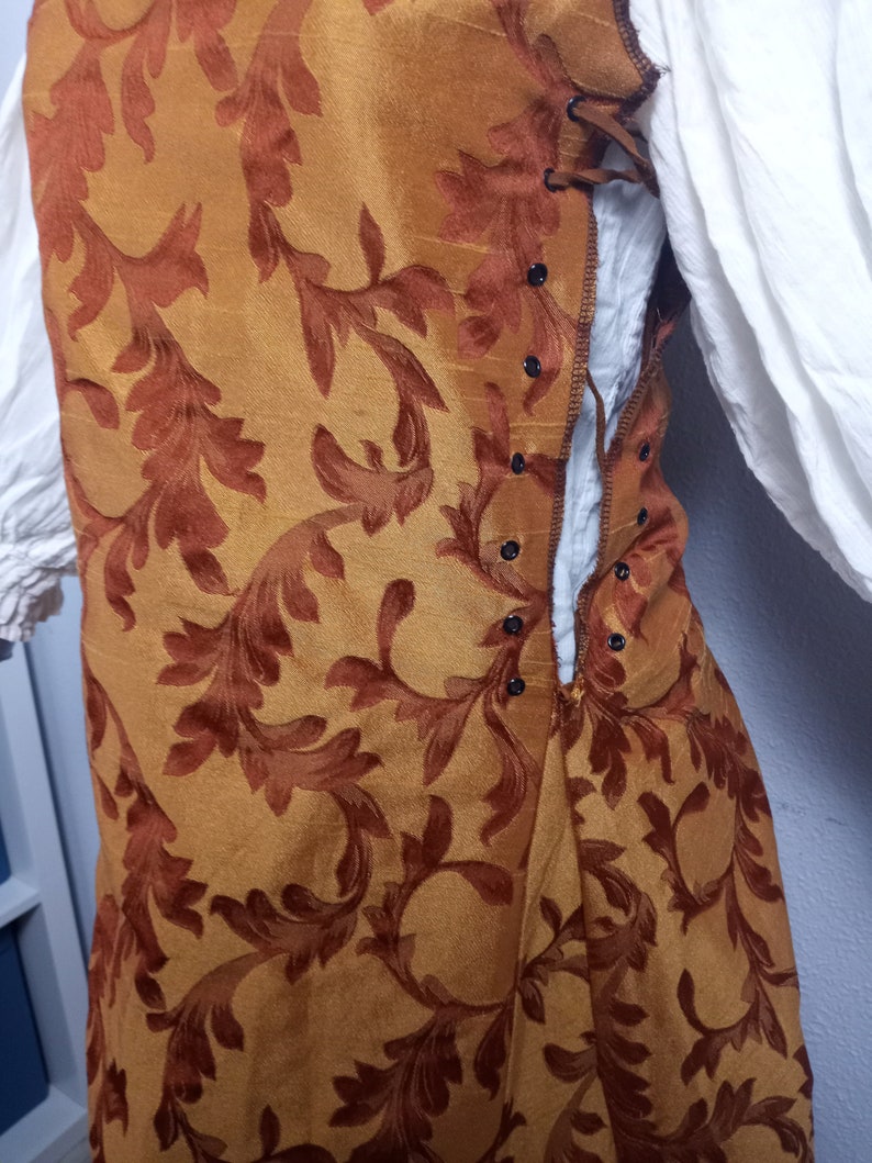 Medieval Side-lacing 14th Century Women's Surcoat Over Dress Coat ...