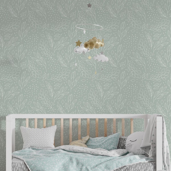 Sage Green Wallpaper - Etsy