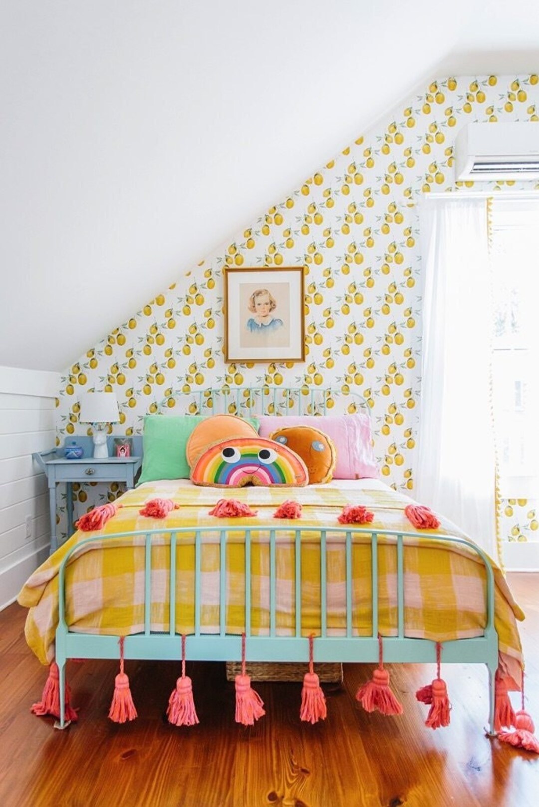Lemon Wallpaper, Removable Wallpaper, Lemon Peel and Stick Wallpaper ...