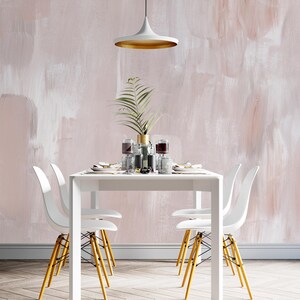 Pink Wall Covering for Bedroom, Pink Paint Wallpaper Mural, Abstract ...