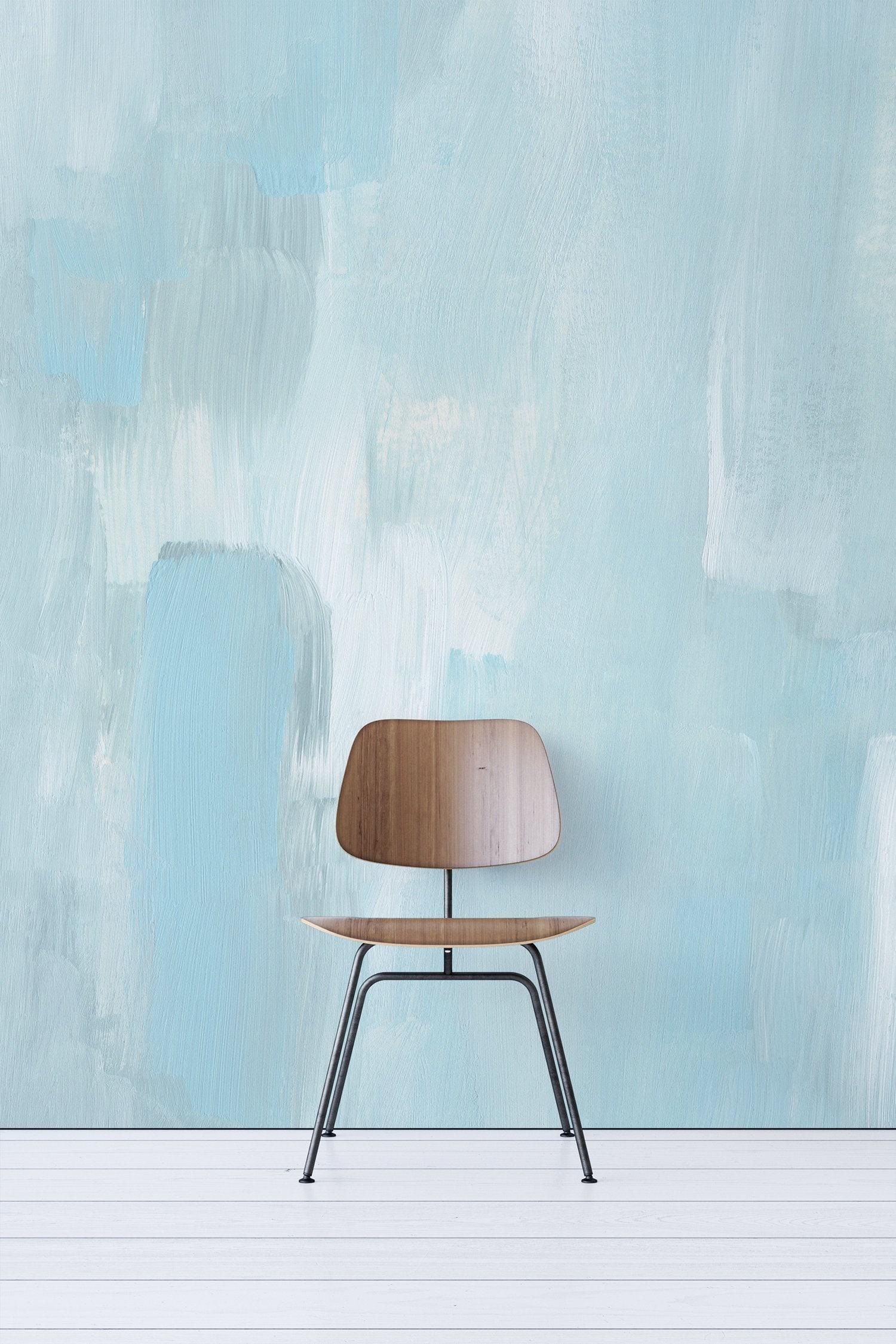 Abstract Blue Wallpaper, Venetian Wallpaper, Abstract Paint Strokes ...