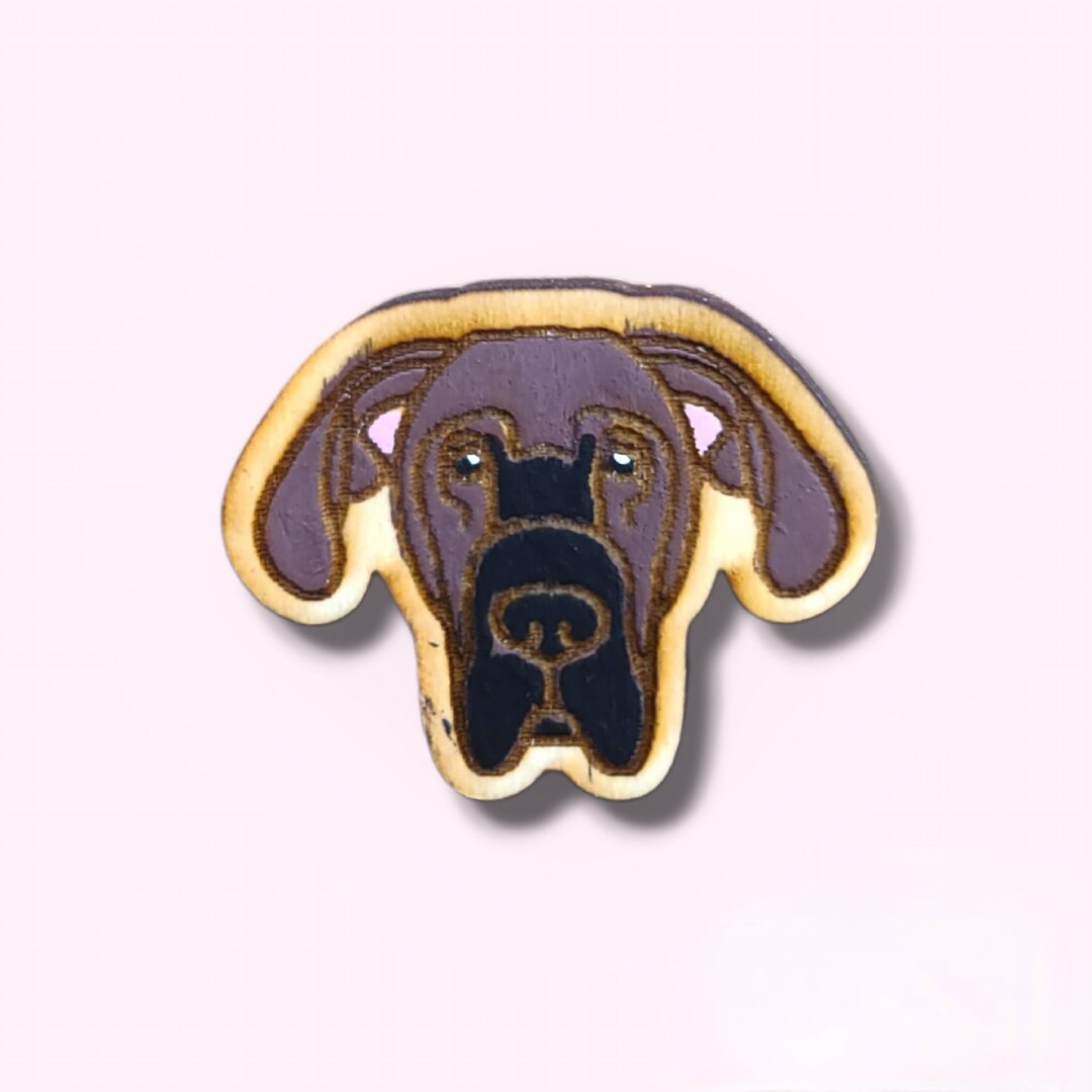 Great Dane Pin-great Dane Dog Head Pin-dog Breed Pin-great - Etsy