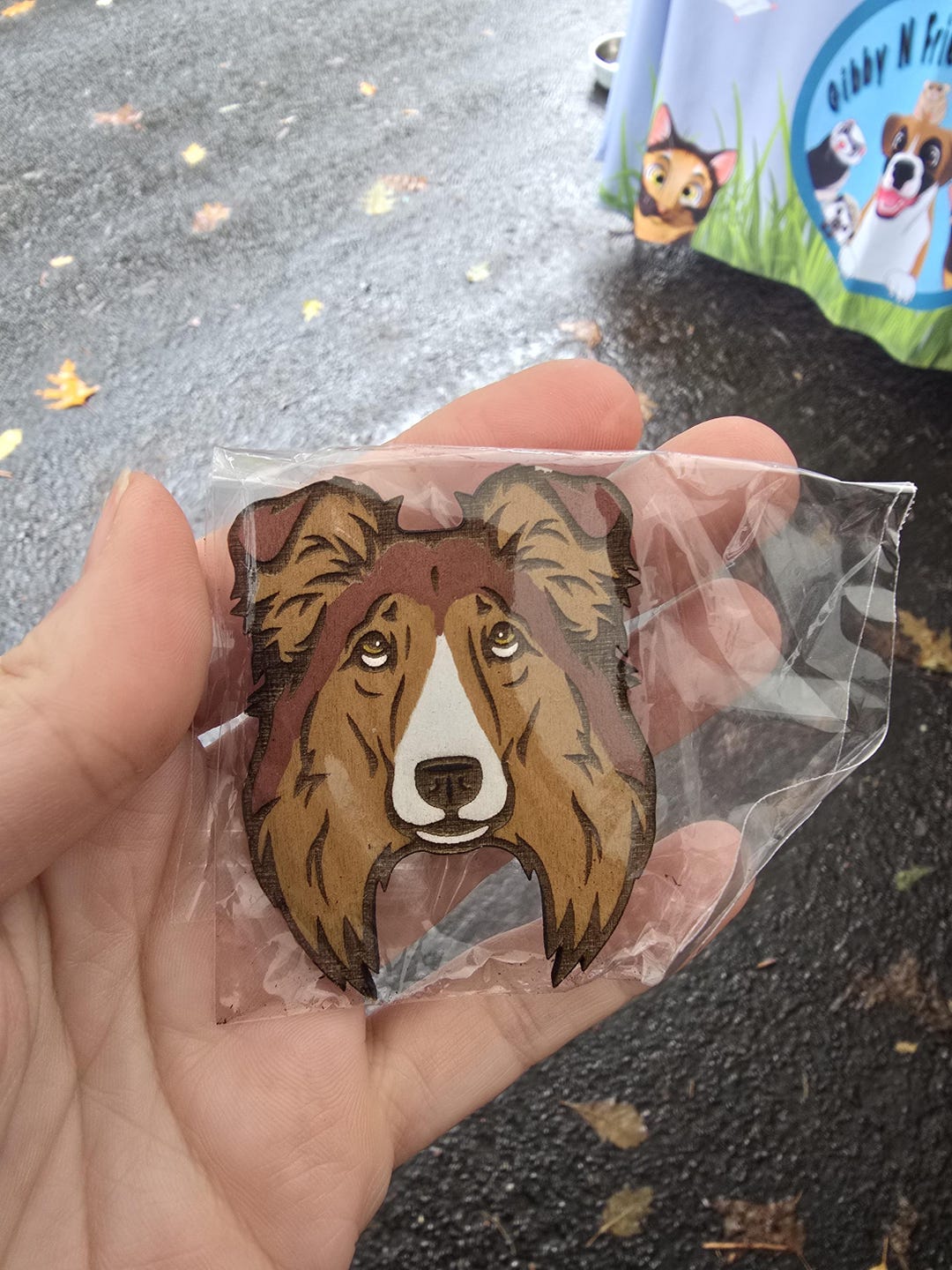 Rought Collie Dog Face Magnet-collie Magnet-dog Face Magnets-rough ...