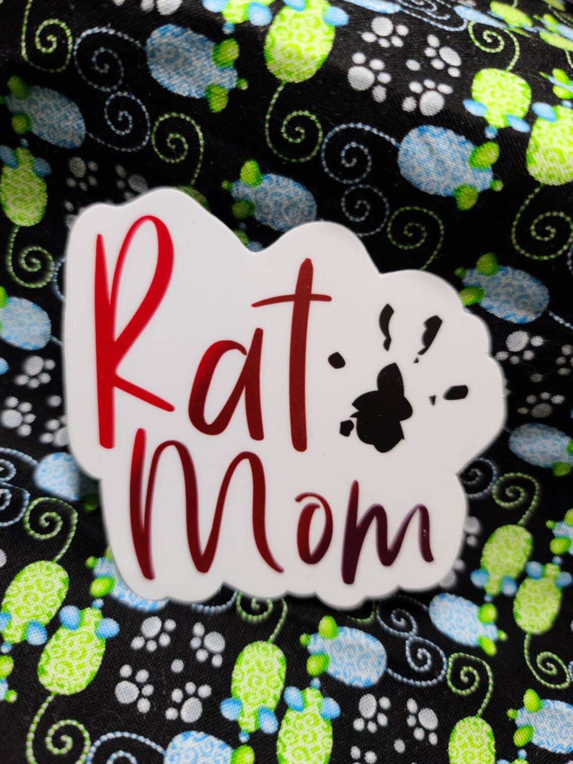 Rat Mom Sticker-rat Mom-rat Sticker-rattie Mom-sticker-small - Etsy