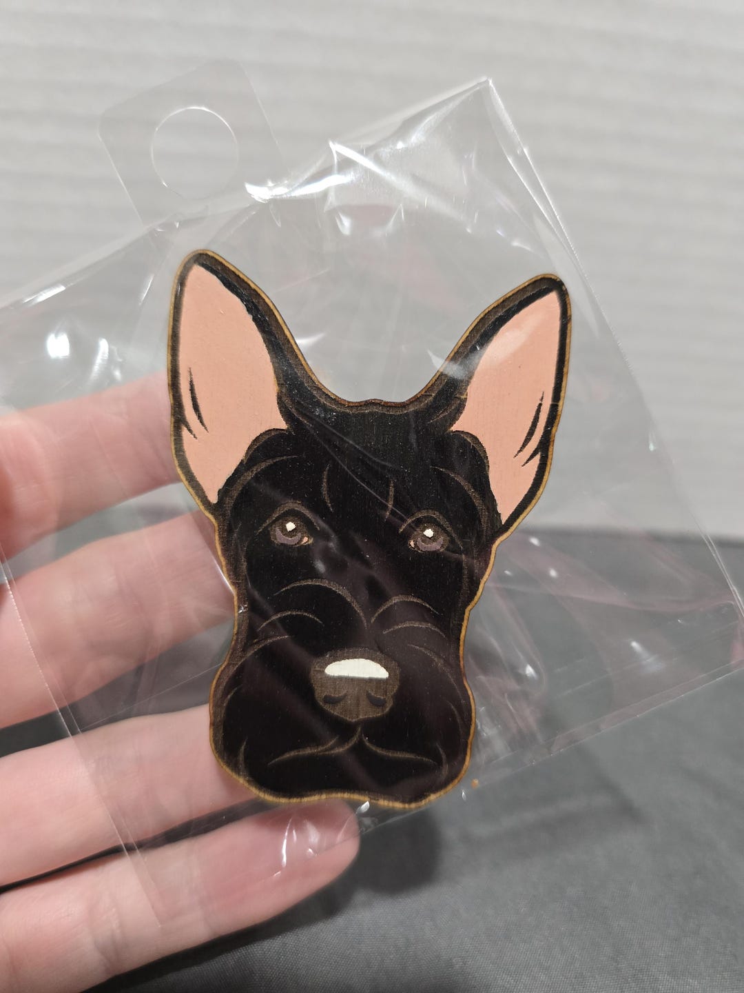 Scottie Dog Face Magnet-scottish Terrier Magnet-dog Face Magnets - Etsy