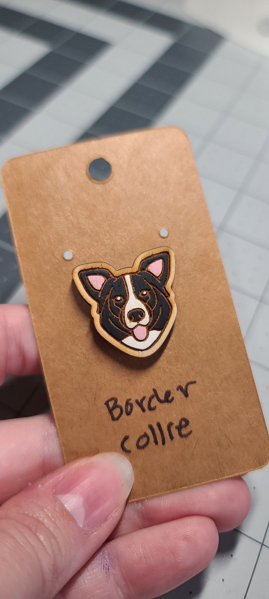 Border Collie Pin-border Collie Pin-dog Head Pin-dog Breed Pin-border ...
