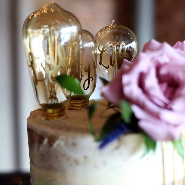 Light up Cake Topper - Etsy