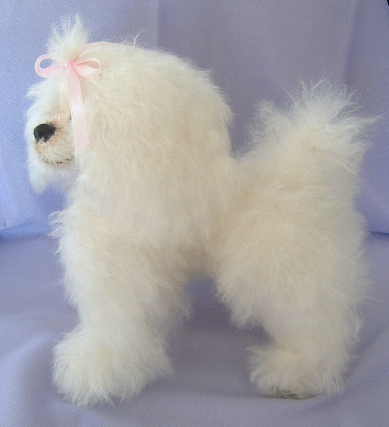 Tootsie, Poodle Dog Softie Pattern Bearflair Alaine Ferreira, Mohair ...