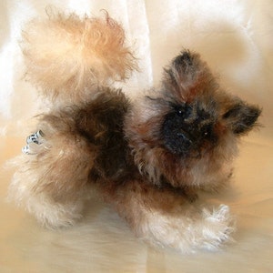 Kaisha Keeshond Dog Pattern Bearflair Alaine Ferreira, Mohair Bear ...