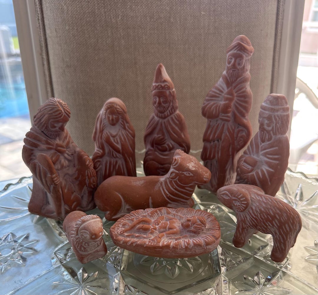 Terracotta Nativity Set - Etsy