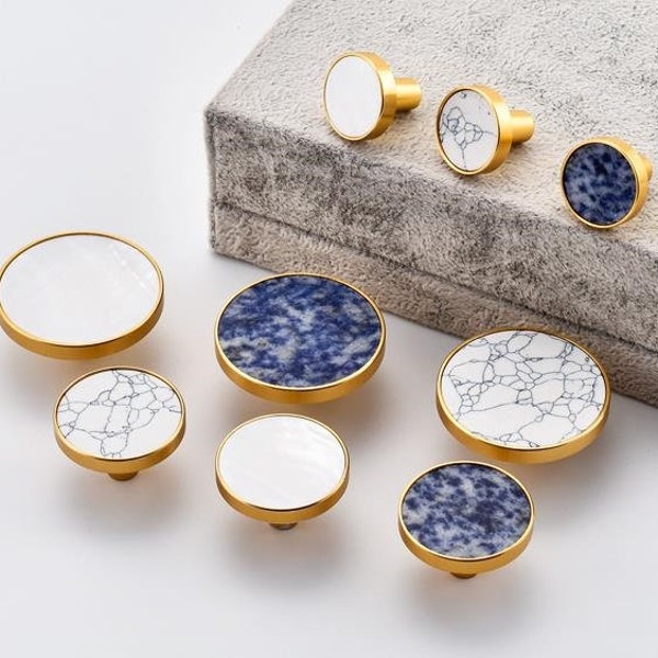 Marble Knob - Etsy UK