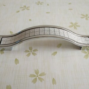 Dresser Knobs Drawer Knobs Pulls Crystal Particles Glass Knobs Kitchen ...