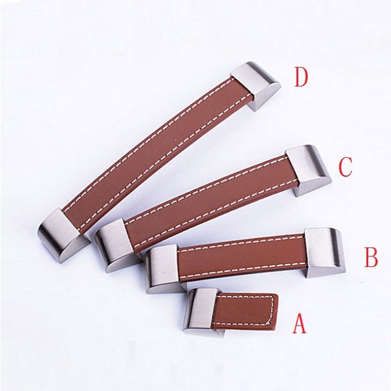 Leather Drawer Pulls - Etsy